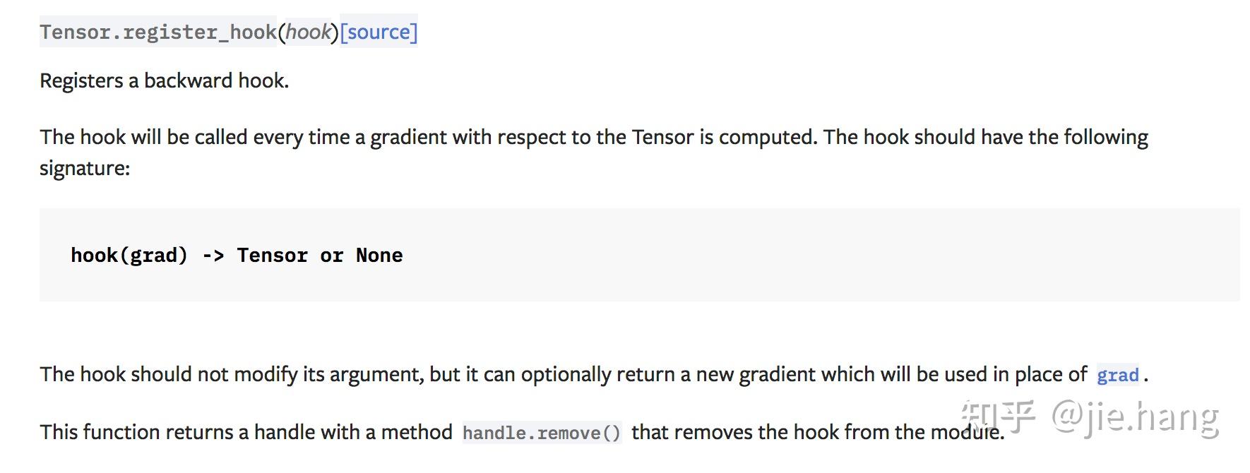 Pytorch hook机制运用 - 知乎
