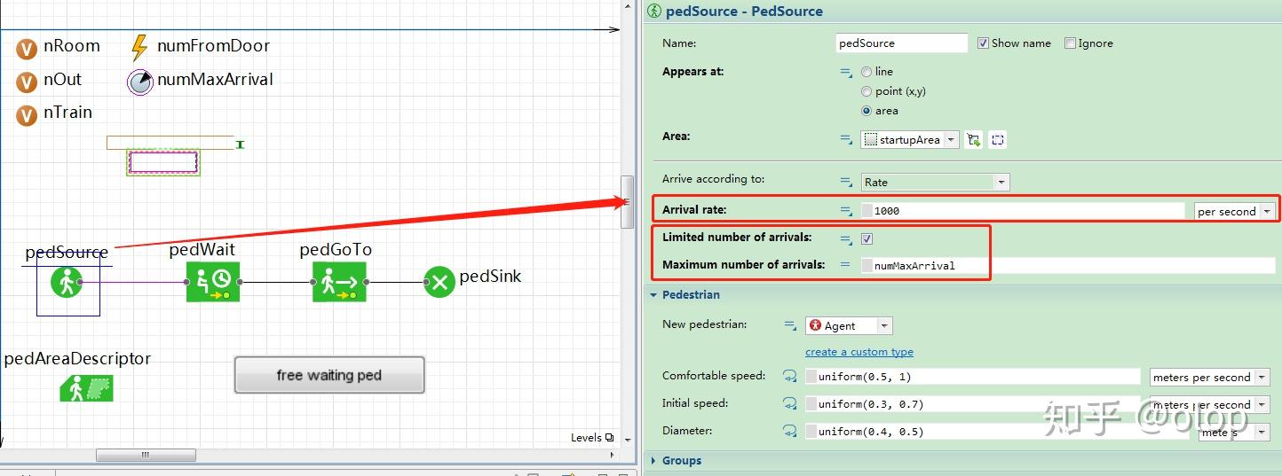 #Anylogic# 学习笔记（七）--pedChangeLevel的使用 - 知乎