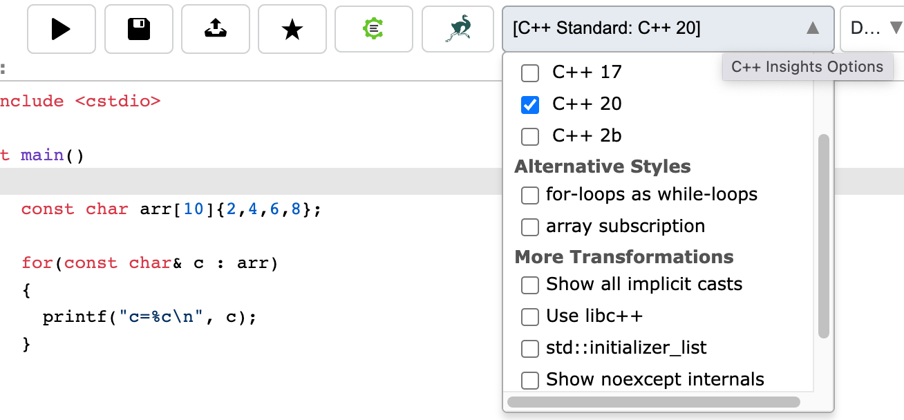 C++ Insights: 源码探查工具 - 知乎
