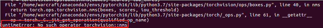 RuntimeError: No such operator torchvision::nms解决 - 知乎