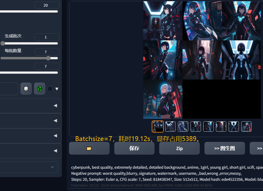 AI绘画|探究Batchsize对出图速度的影响 - 知乎