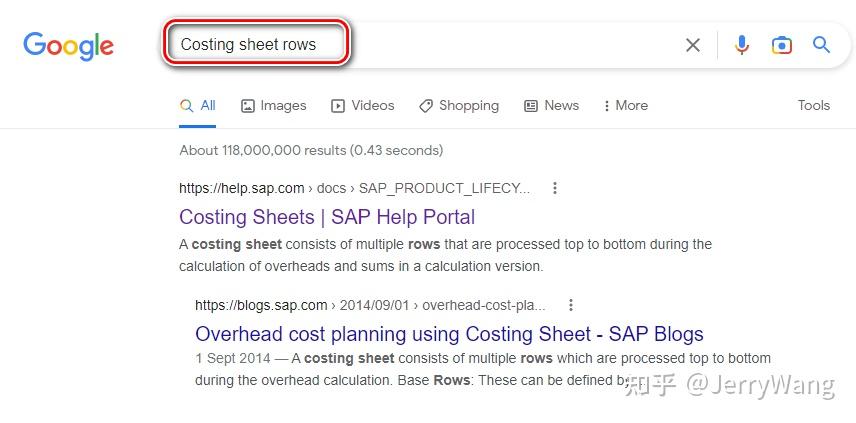 SAP Product Lifecycle Costing 里的 Costing Sheet 成本核算表 - 知乎