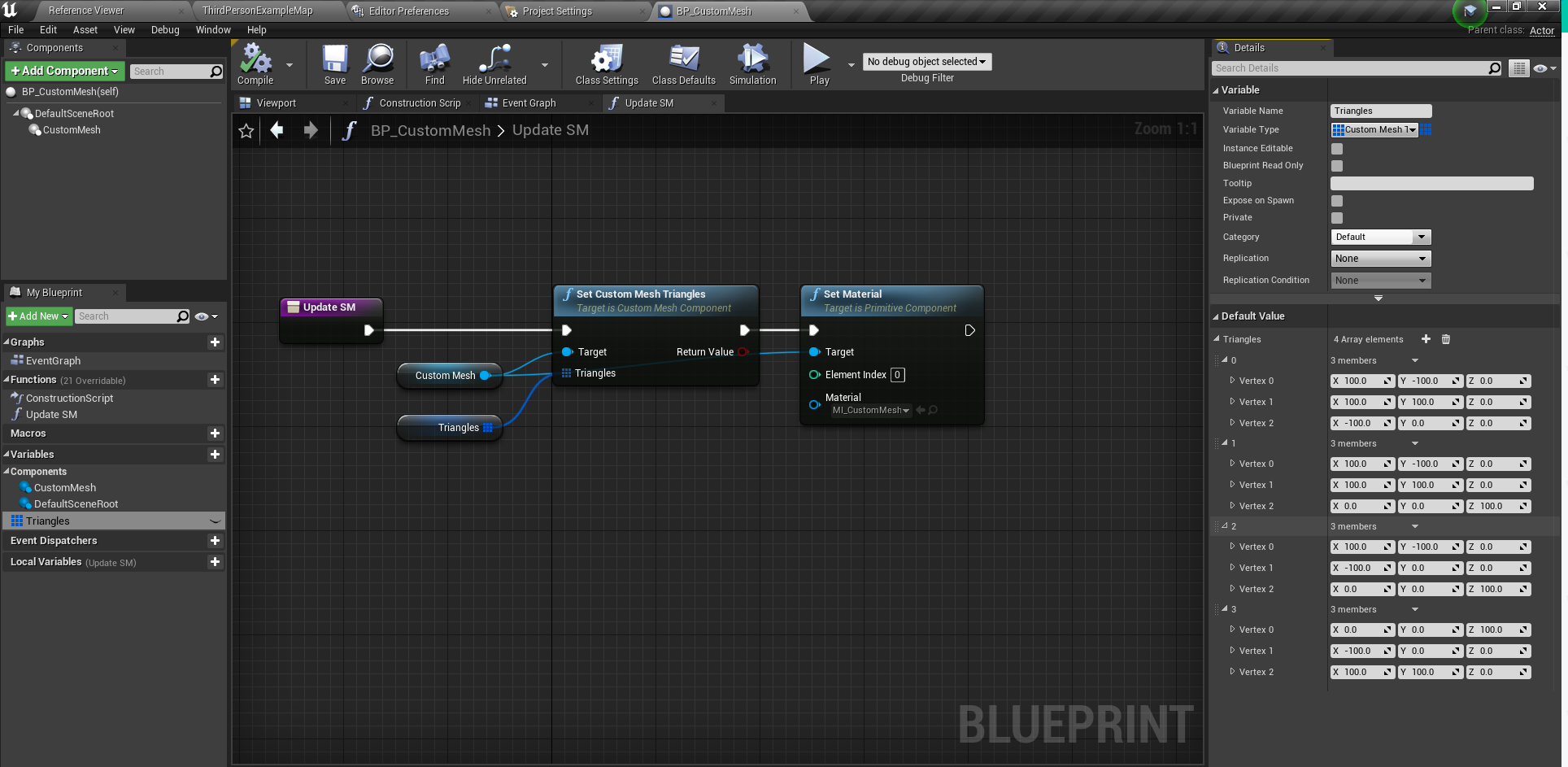 无中生有 - 虚幻引擎运行时创建任意自定义形状的 Mesh - 知乎