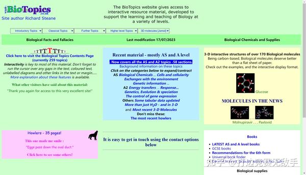 生物高难度竞赛太难？8大生物学习网站推荐~让你无痛备考冲刺金奖！ - 知乎