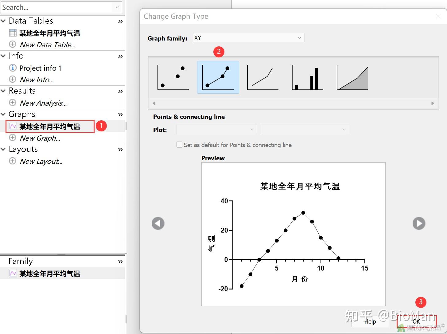 GraphPad Prism XY表图形绘制——坐标轴平移和波动中心轴设置 - 知乎