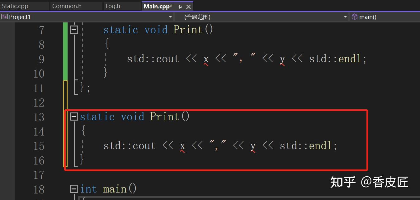 18 - C++ 类和结构体中的静态(static) - 知乎
