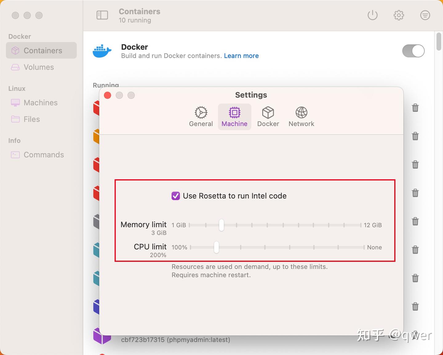 Docker: 在Mac上如何让自己的 Docker 秒启动，且省内存？ - 知乎