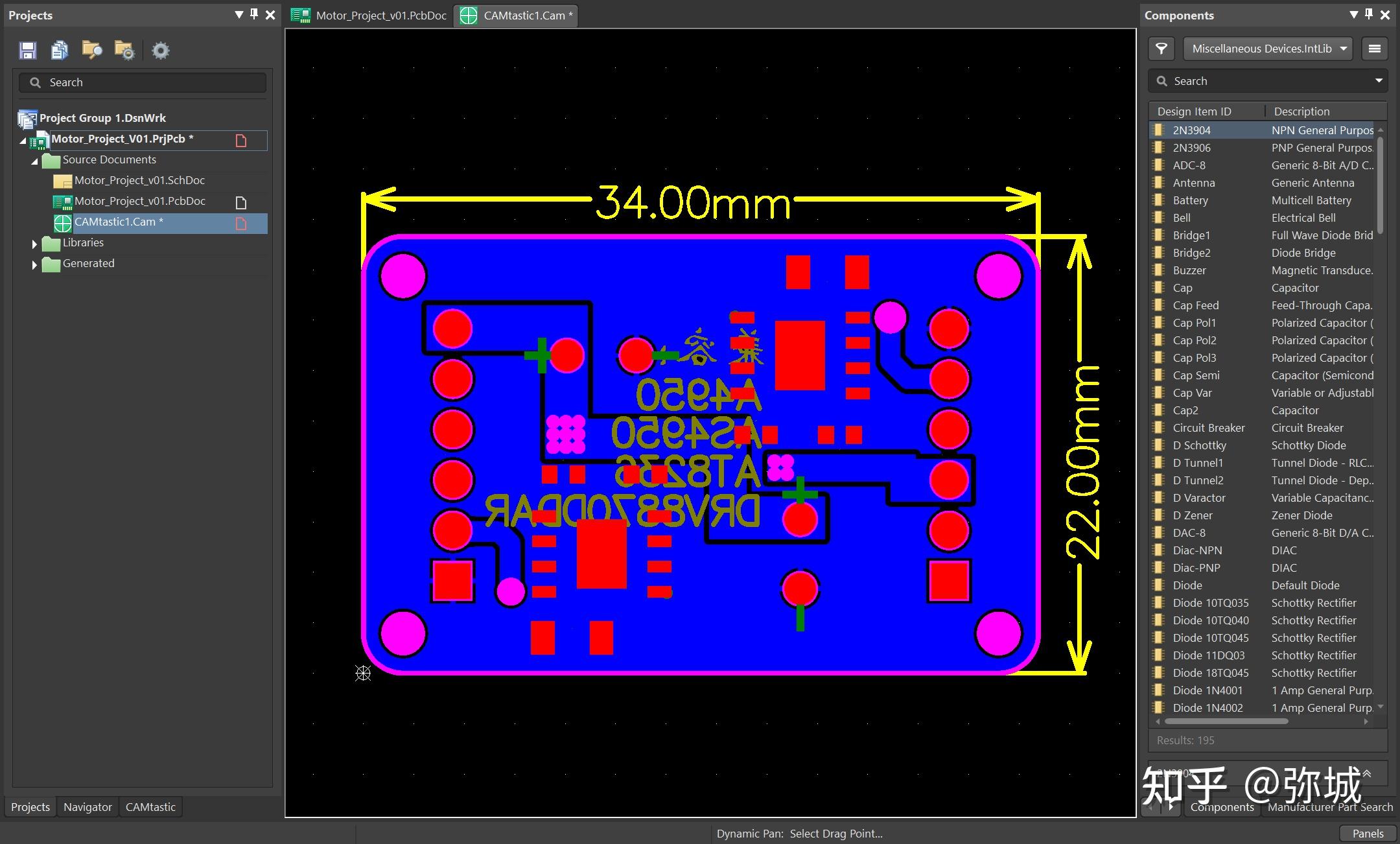 从零开始的硬件之路21：AD输出Gerber文件并使用CAM350打开 - 知乎
