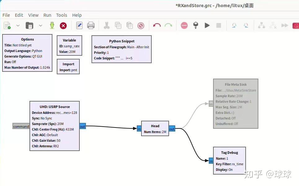 GNURADIO+HUD开发之USRP周期定量接收，FlowGraph、BUG、讨论。 - 知乎