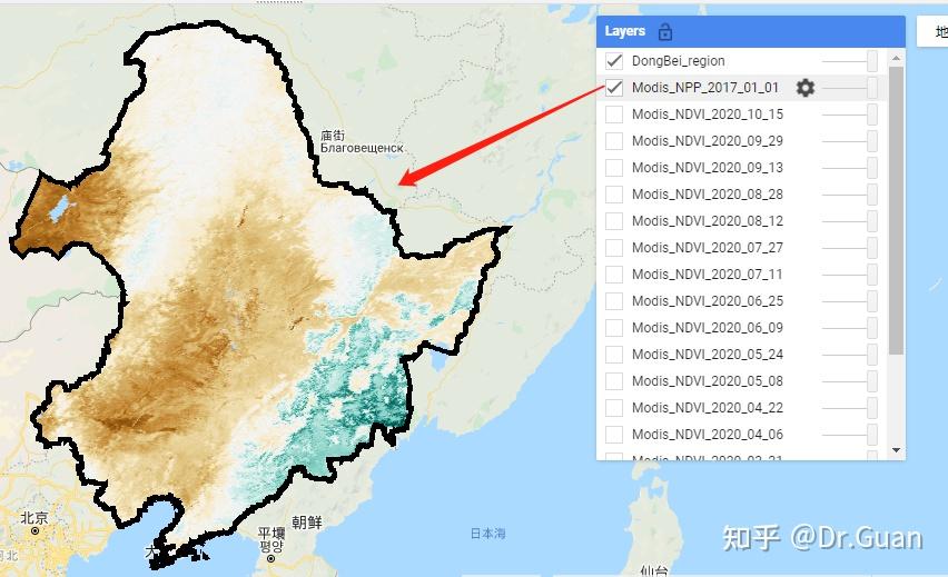 GEE下整洁地导出MODIS NPP和NDVI产品 - 知乎