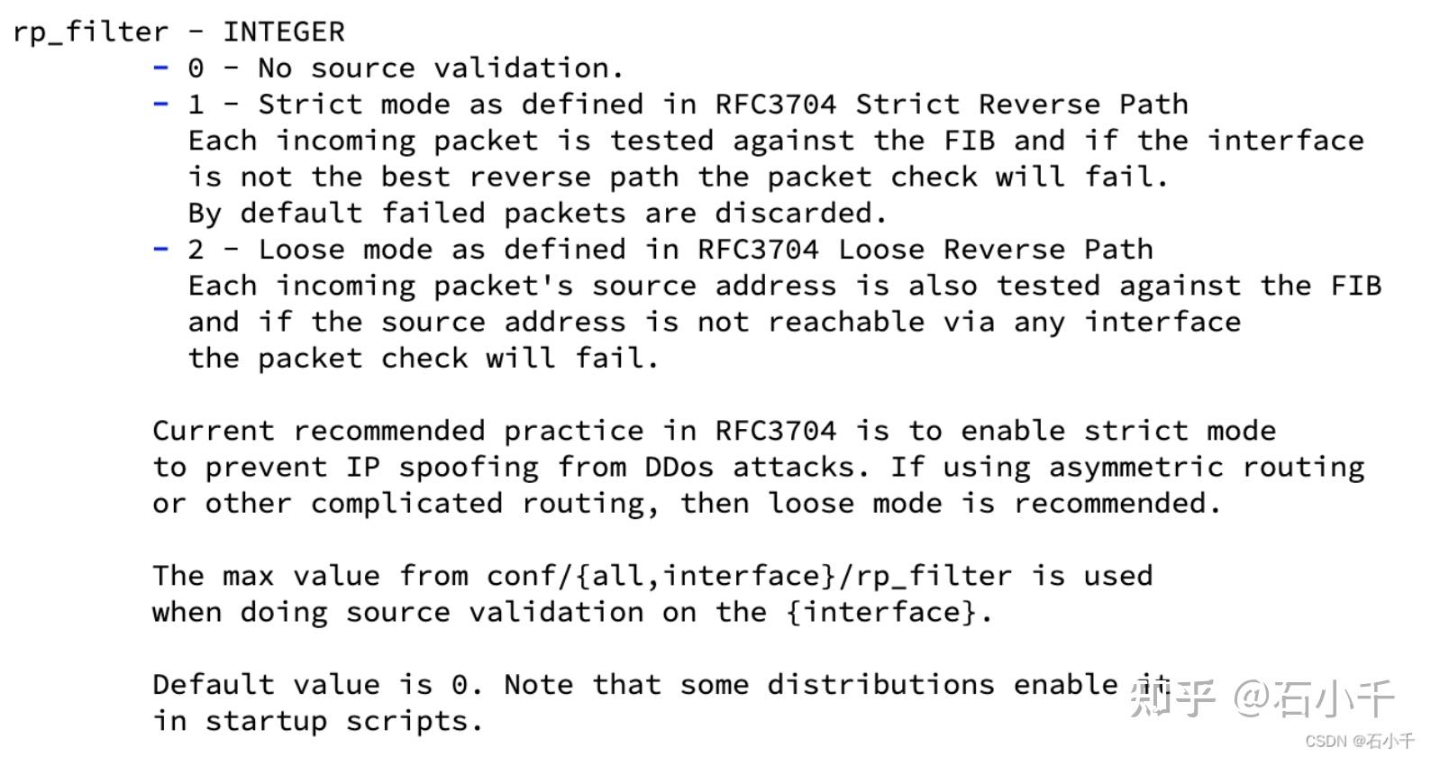 Linux rp_filter、arp_filter、arp_ignore、arp_announce参数说明 - 知乎