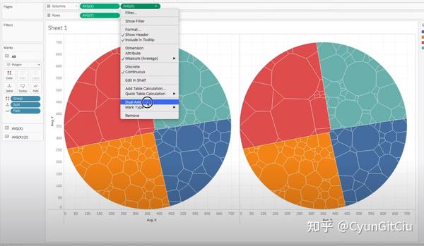 Tableau | 圆形维诺图 (Voronoi Diagram) - 知乎