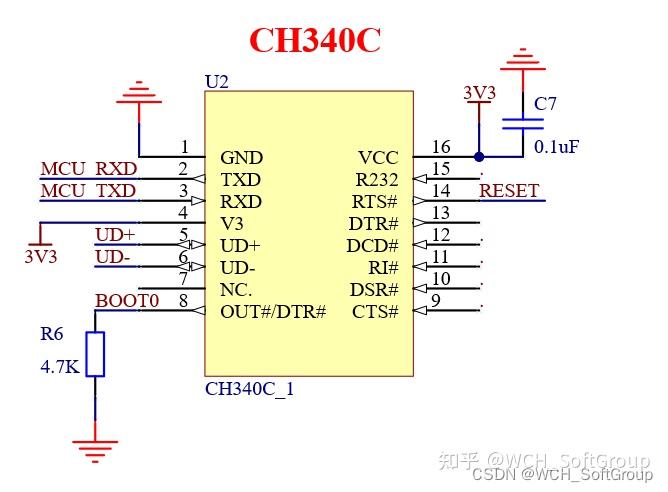 免外围电路CH32F/CH32V/STM32F系列单片机串口一键下载方案（CH340） - 知乎