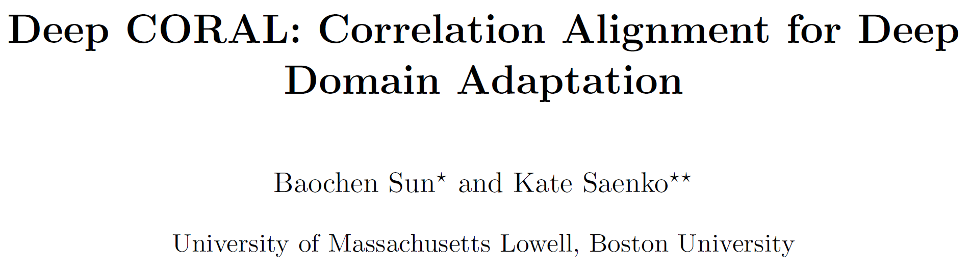 Deep Domain Adaptation - 知乎