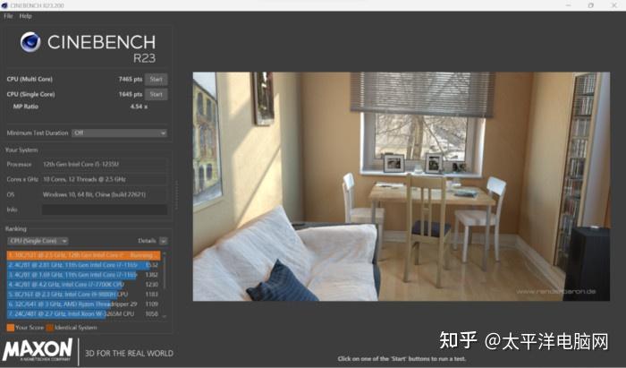 为低功耗商用轻薄本设计，酷睿i5-1235U评测 - 知乎