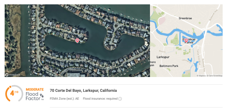 一图全览洪灾风险：FloodFactor 联手 Mapbox 绘制美国1.42亿处房产的洪水风险图 - 知乎