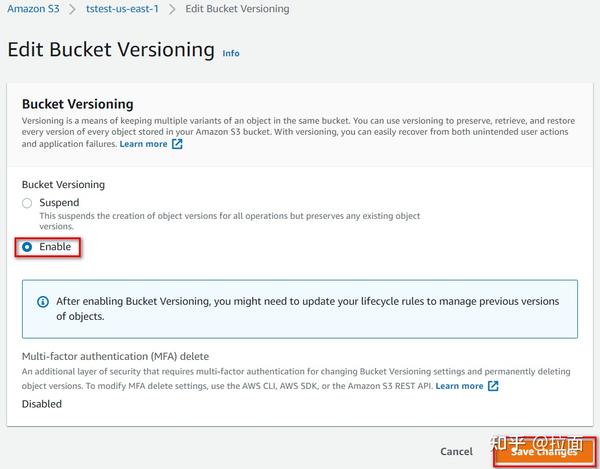 AWS S3 常用命令及 versioning - 知乎