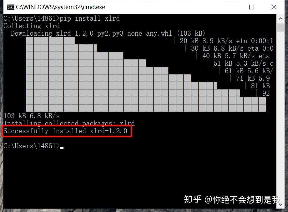 Python|报错提示ModuleNotFoundError: No module named 'xlrd' - 知乎