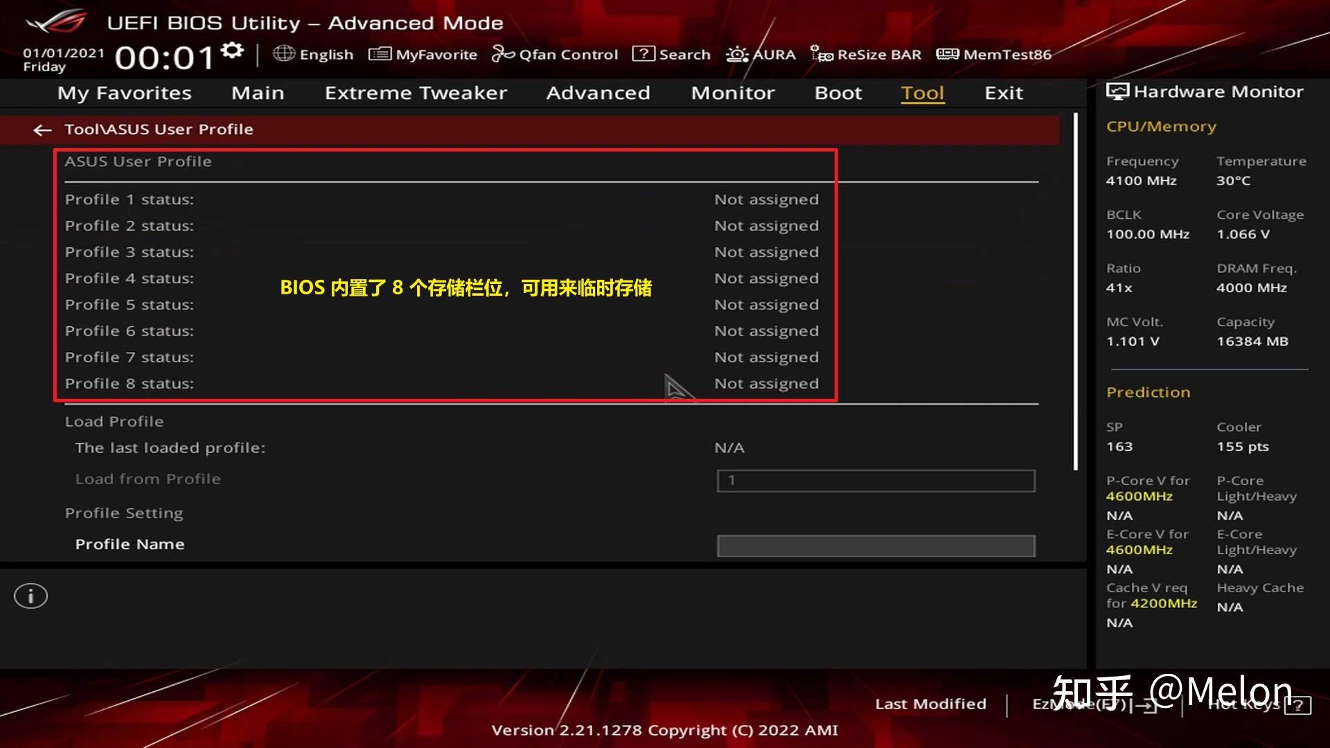 华硕主板 ASUS User Profile 功能介绍 - 知乎