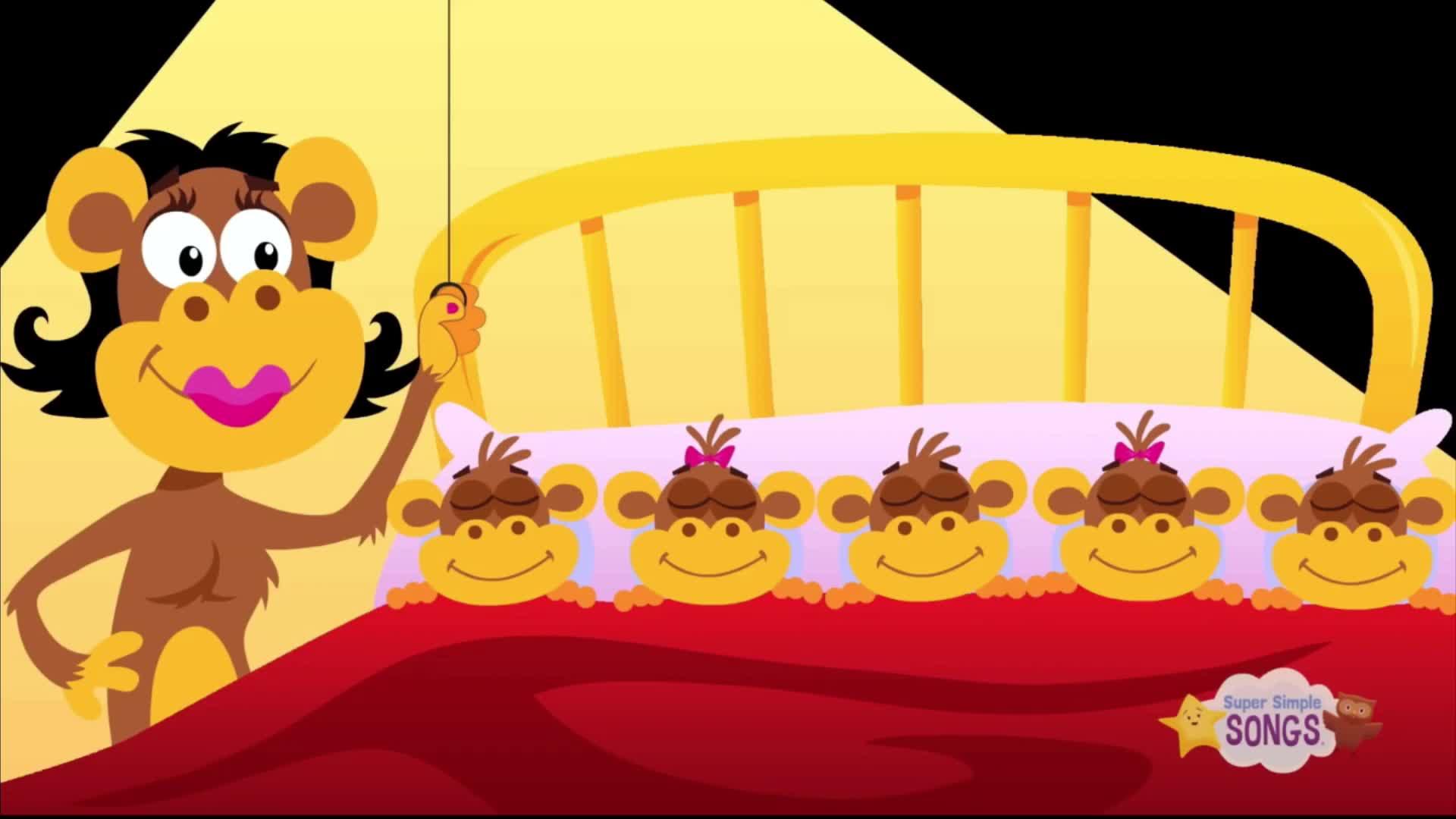 《廖彩杏绘本》第三课：five little monkeys jumping on the bed - 知乎