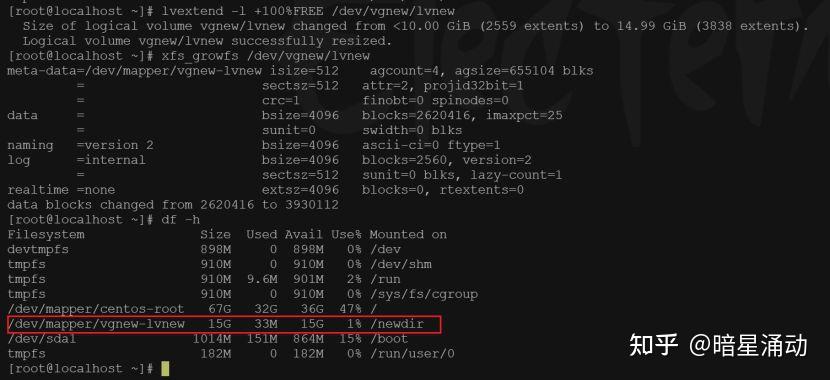 Centos7 系列：磁盘挂载和磁盘扩容(新加硬盘方式) - 知乎