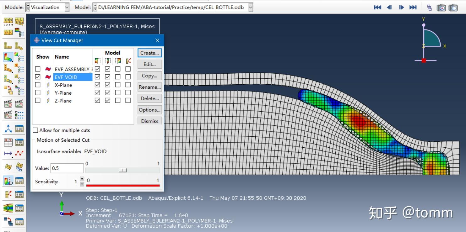 ABAQUS-CEL模拟聚合材料挤压变形 - 知乎
