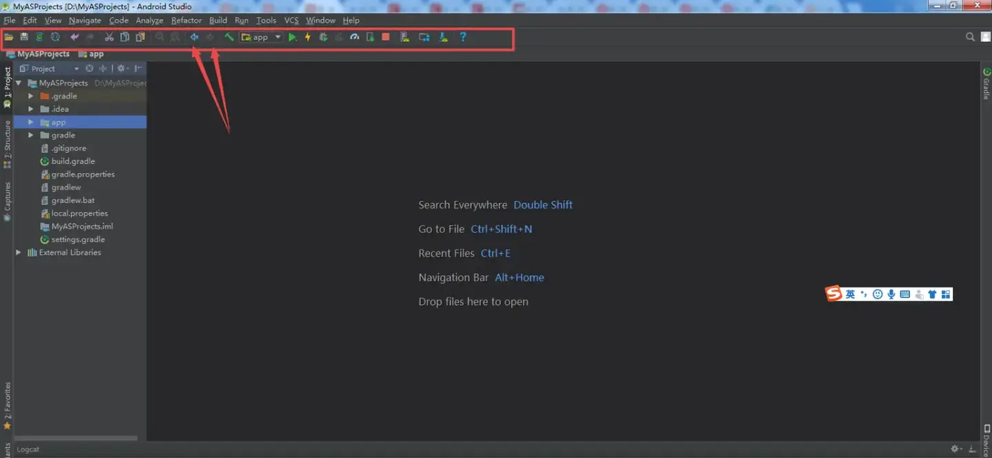 7.Android Studio 3.0+ 没有前进和倒退按钮了 - 知乎