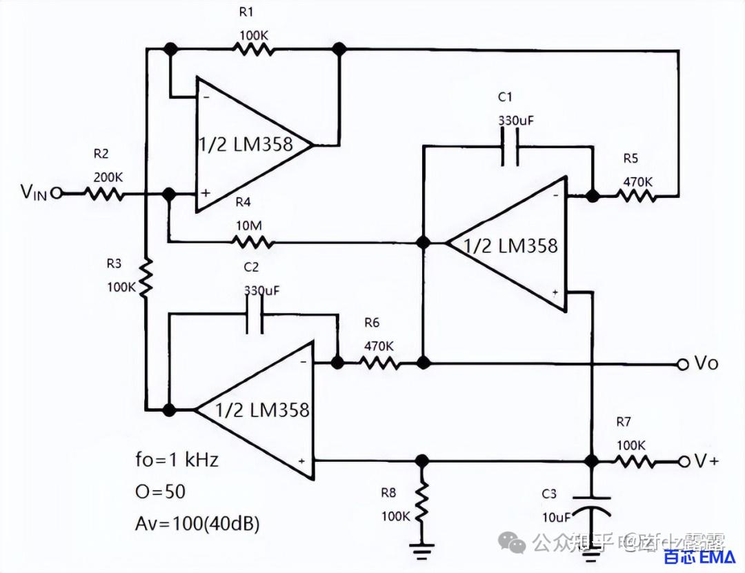 23个LM358典型经典电路图+计算公式 - 知乎