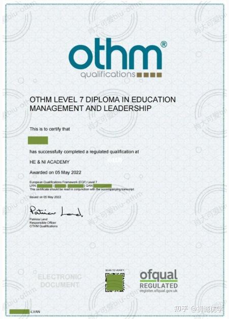 OTHM——让英国名校不再是梦！ - 知乎