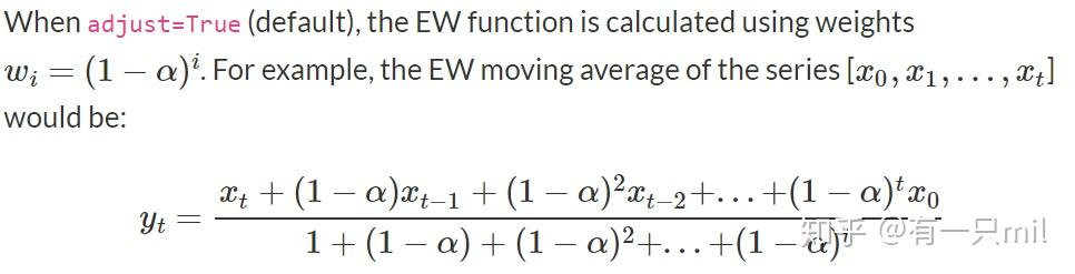 EWMA（指数加权平均法）in Python（更新ing） - 知乎