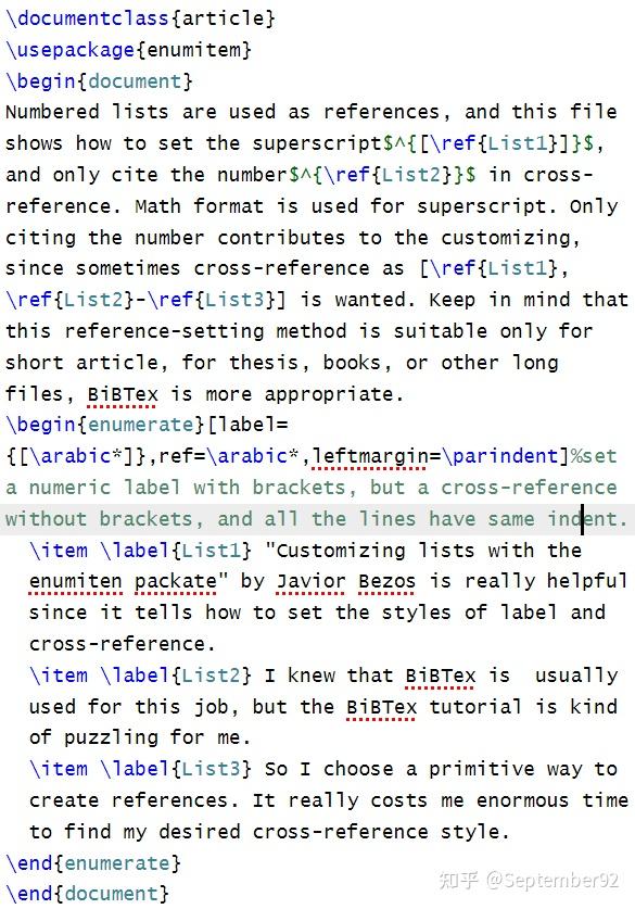 Latex 交叉引用中括号包裹数字列表时只引用数字,不引用中括号。 知乎