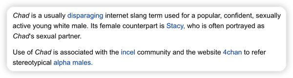 听力 | Chad系列短喜剧与美国Incel亚文化 - 知乎