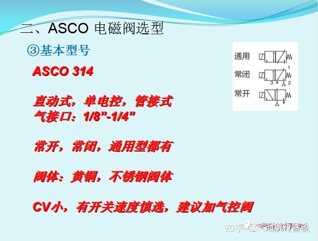 ASCO电磁阀如何选型 - 知乎