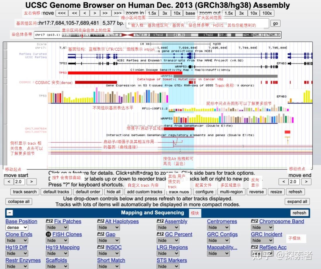 【UCSC Genome Browser】- 小技巧 - 知乎
