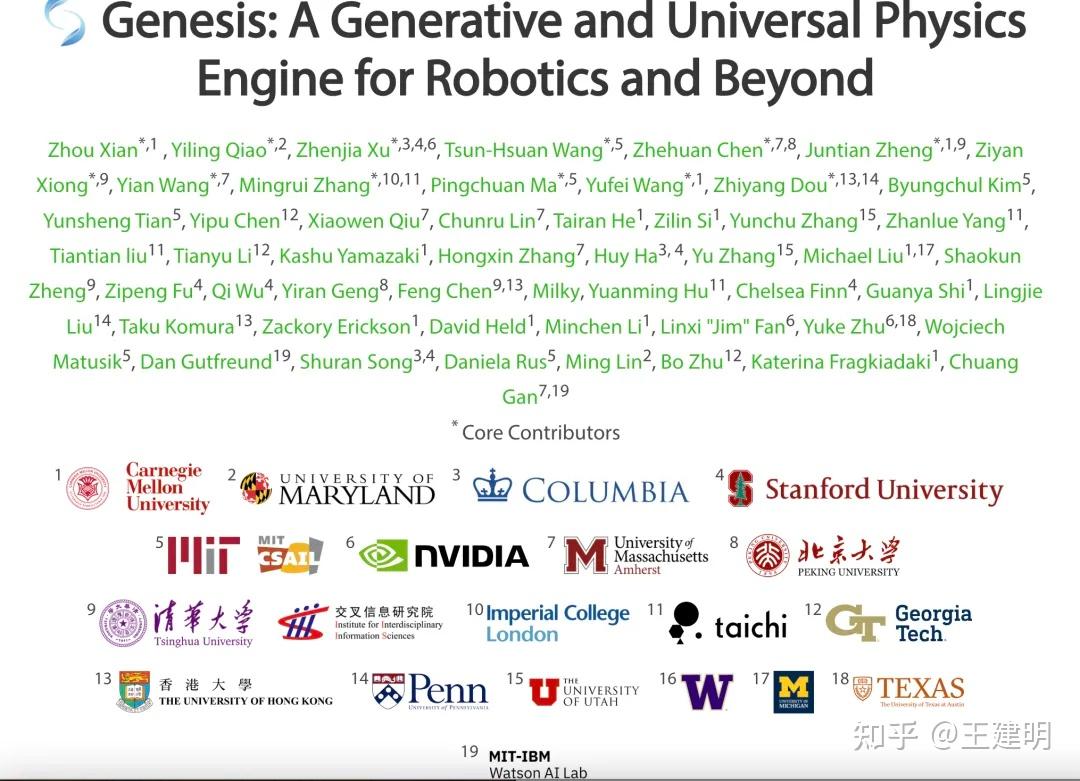 Genesis 发布：全新机器人物理引擎——它会变革机器人仿真吗？ - 知乎