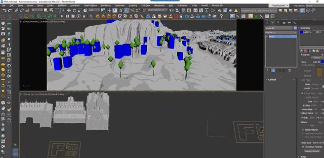 3dsMax免费且强大的插件---Forest Pack Pro - 知乎