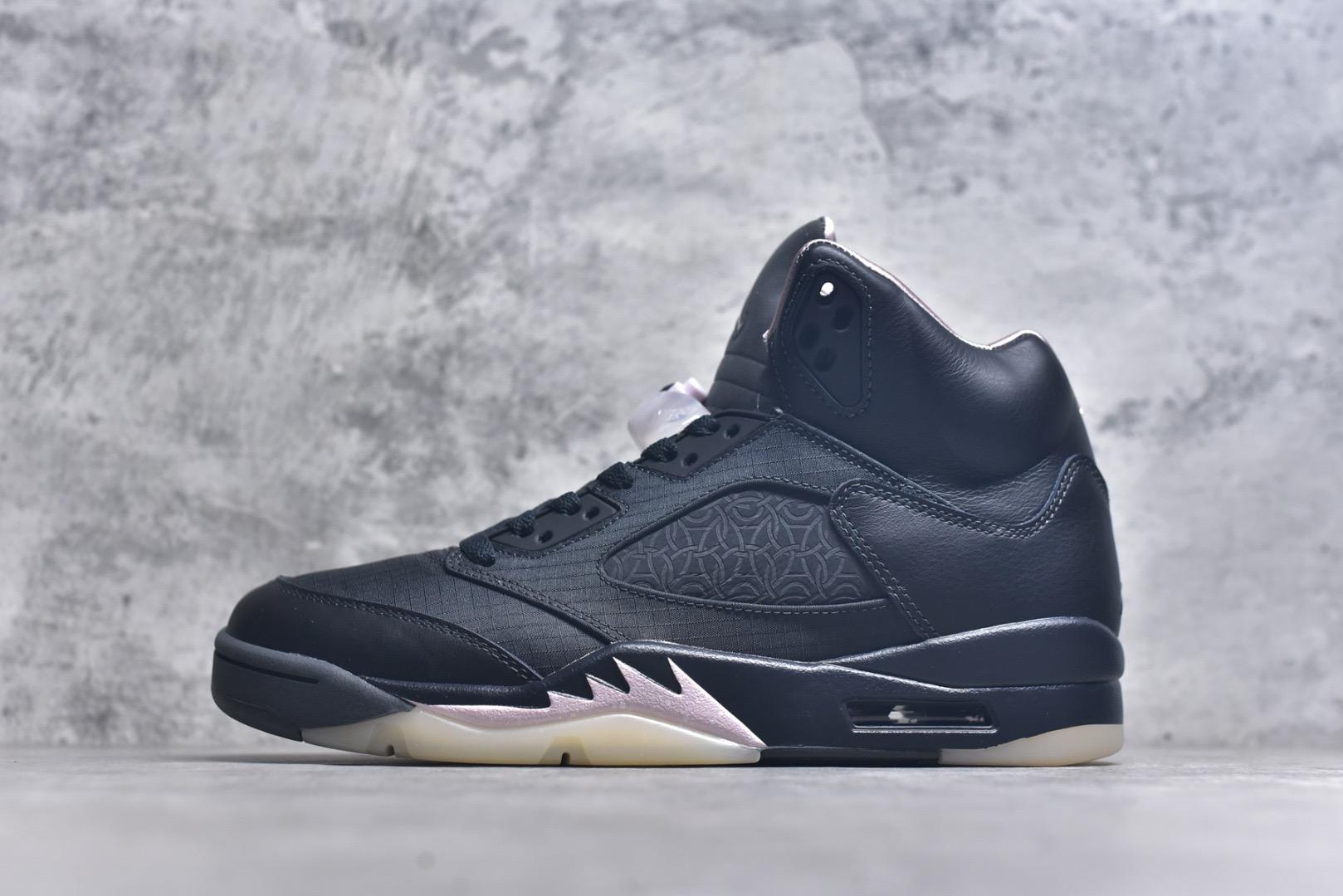 乔丹 PSG x Air Jordan 5 Retro Off Noir AJ5 联名黑粉大巴黎艾菲尔铁搭印花纯原篮球鞋 - 知乎