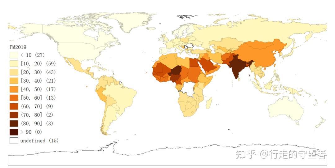 各国（200+）PM2.5暴露浓度面板数据动态趋势（1999-2019） - 知乎