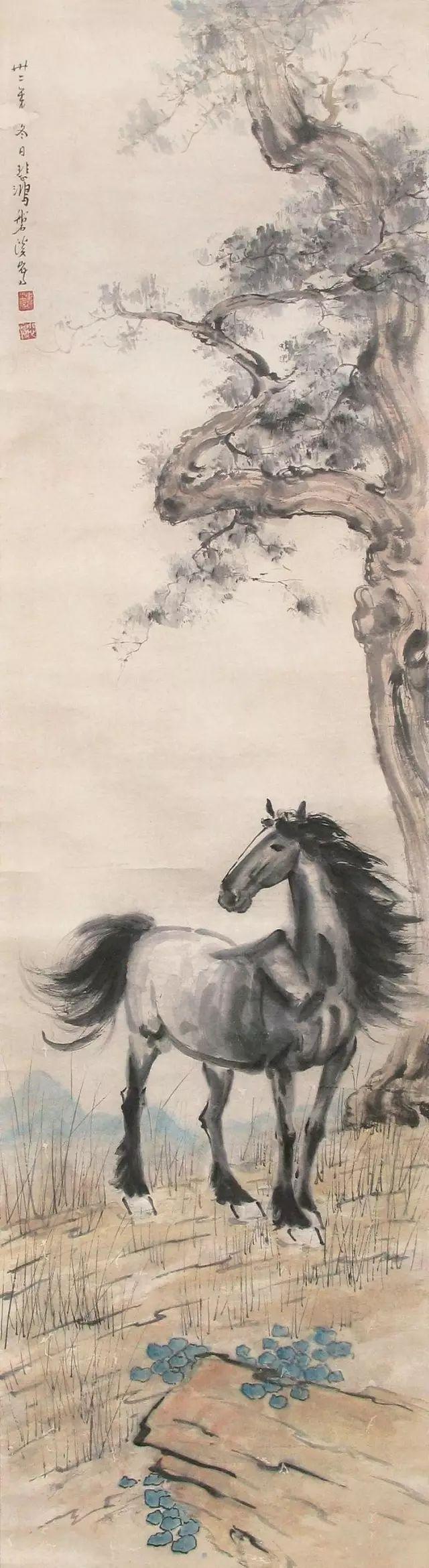 76幅徐悲鸿国画马，名不虚传！ - 知乎