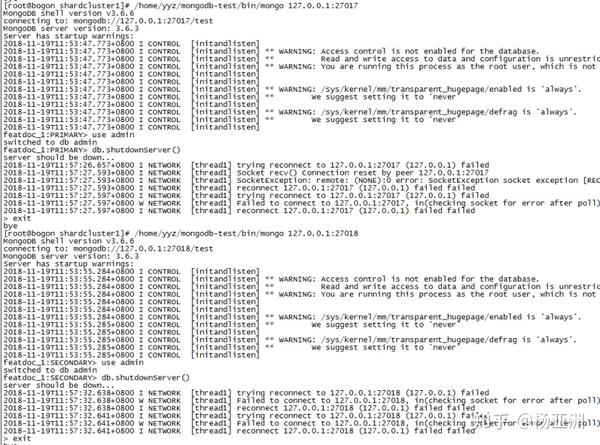 Mongodb集群搭建一篇就够了-复制集模式、分片模式、带认证、不带认证等(带详细步骤说明) - 知乎