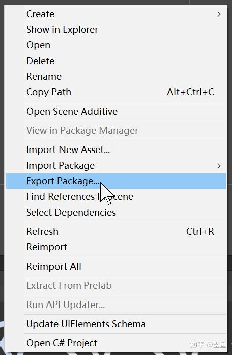 一个unity导出资源的技巧 - 知乎