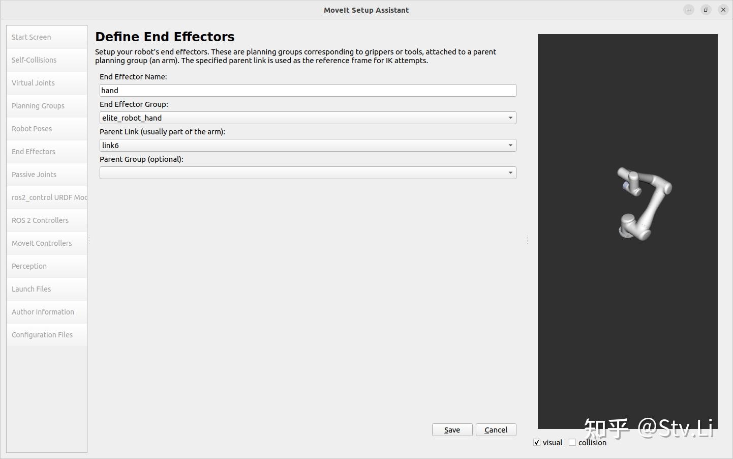 【学习笔记】ROS2纯小白 - MoveIt! (humble) 引入新的机器人模型 - 知乎