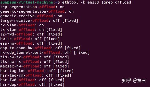 ethtool工具使用方法 - 知乎