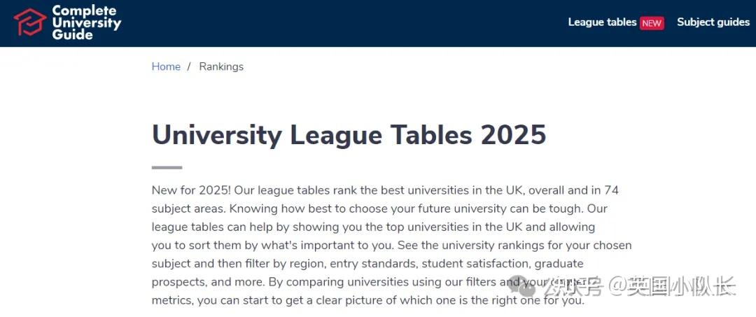 2025年CUG英国大学排名出炉！商科领域前十的英国大学都有谁？ - 知乎