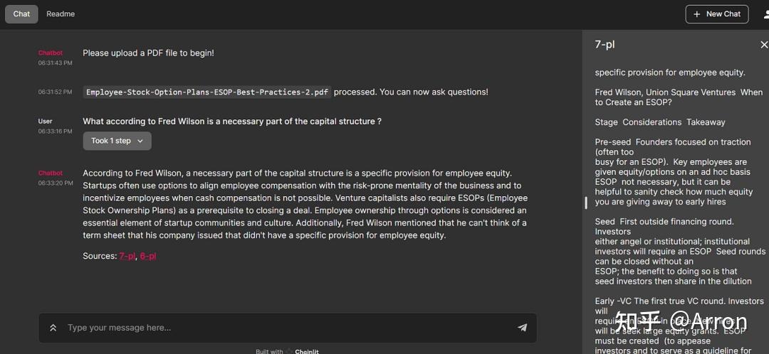LLM漫谈（三）| 使用Chainlit和LangChain构建文档问答的LLM应用程序 - 知乎