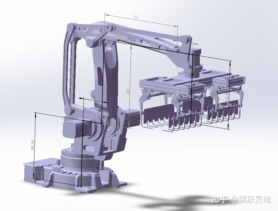 ABB IRB660机械臂正逆运动学分析+仿真 - 知乎