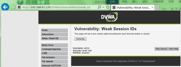 一步一步学习DVWA渗透测试（Weak Session IDs脆弱的Session）-第十一次课 - 知乎