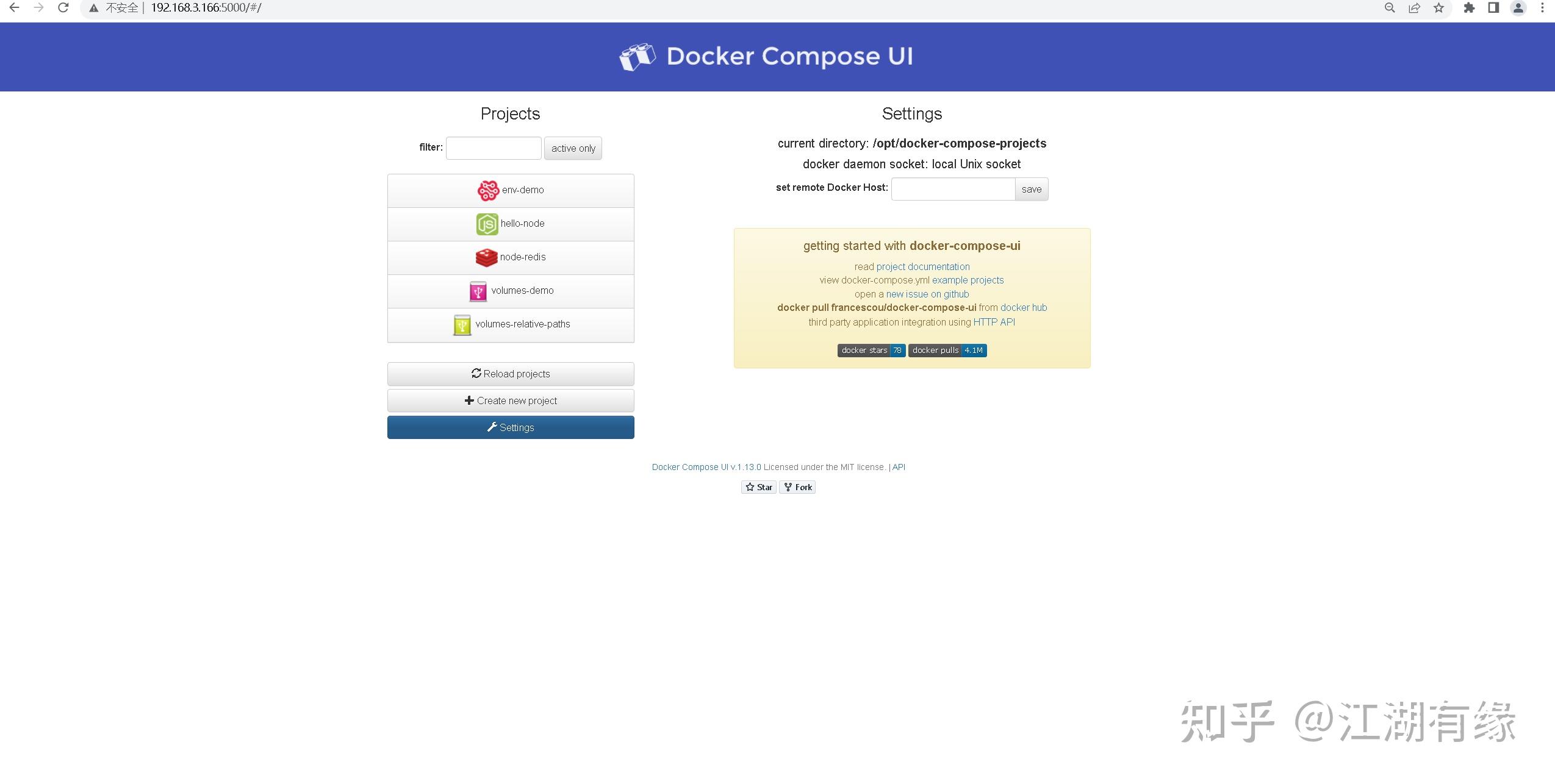 云原生之使用Docker部署docker-compose-ui工具 - 知乎