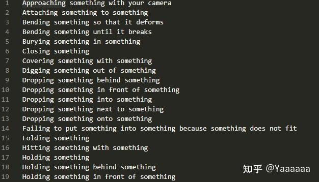[动作识别] Something-Something-v1数据集操作记录 - 知乎