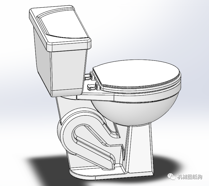 【生活艺术】Toilet马桶简易造型3D图纸 Solidworks设计 附STEP - 知乎